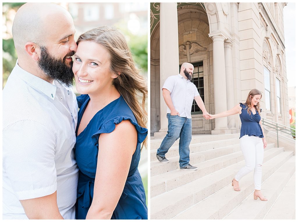 Downtown Madison Engagement Photos